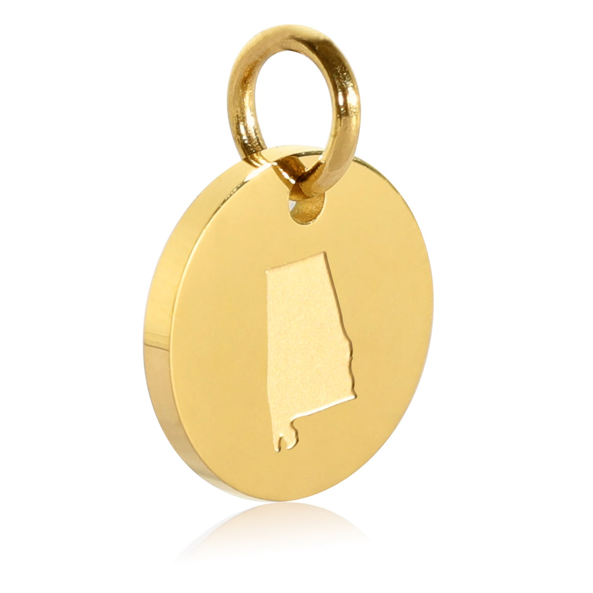 Alabama Map Engraved Charm – Stone Armory