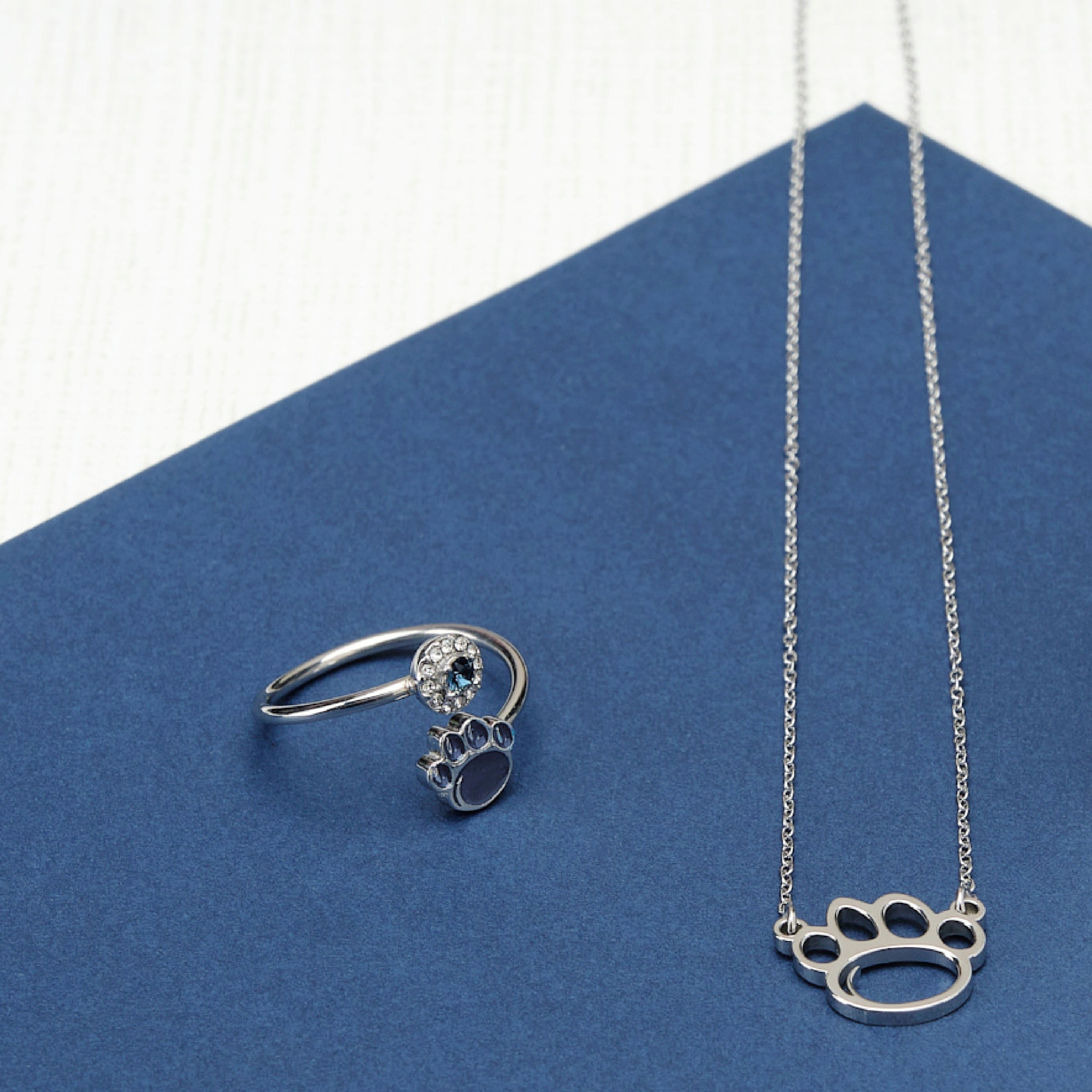 Penn State Adjustable Ring - Paw – Stone Armory