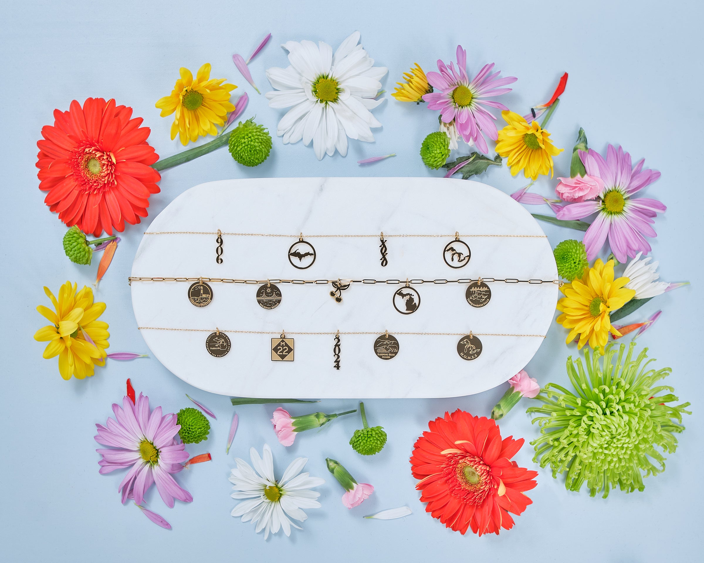 Michigan Travel Charms - 45th Parallel – Stone Armory