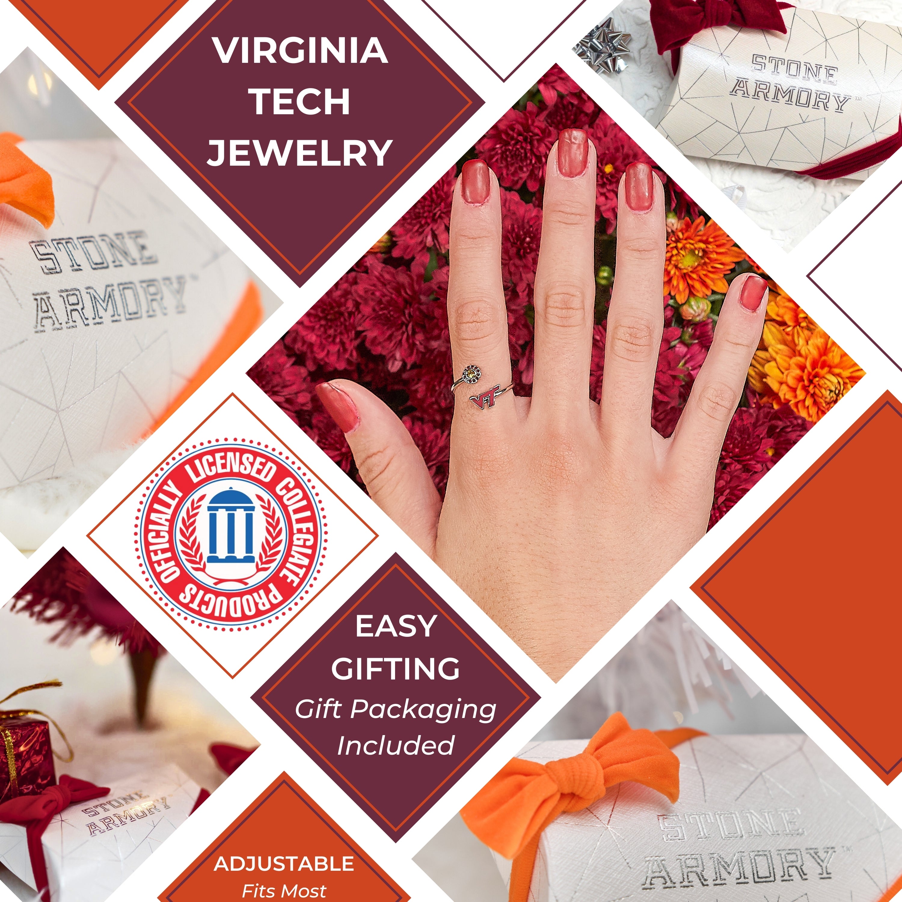 Virginia Tech Hokies Jewelry - VT Ring – Stone Armory