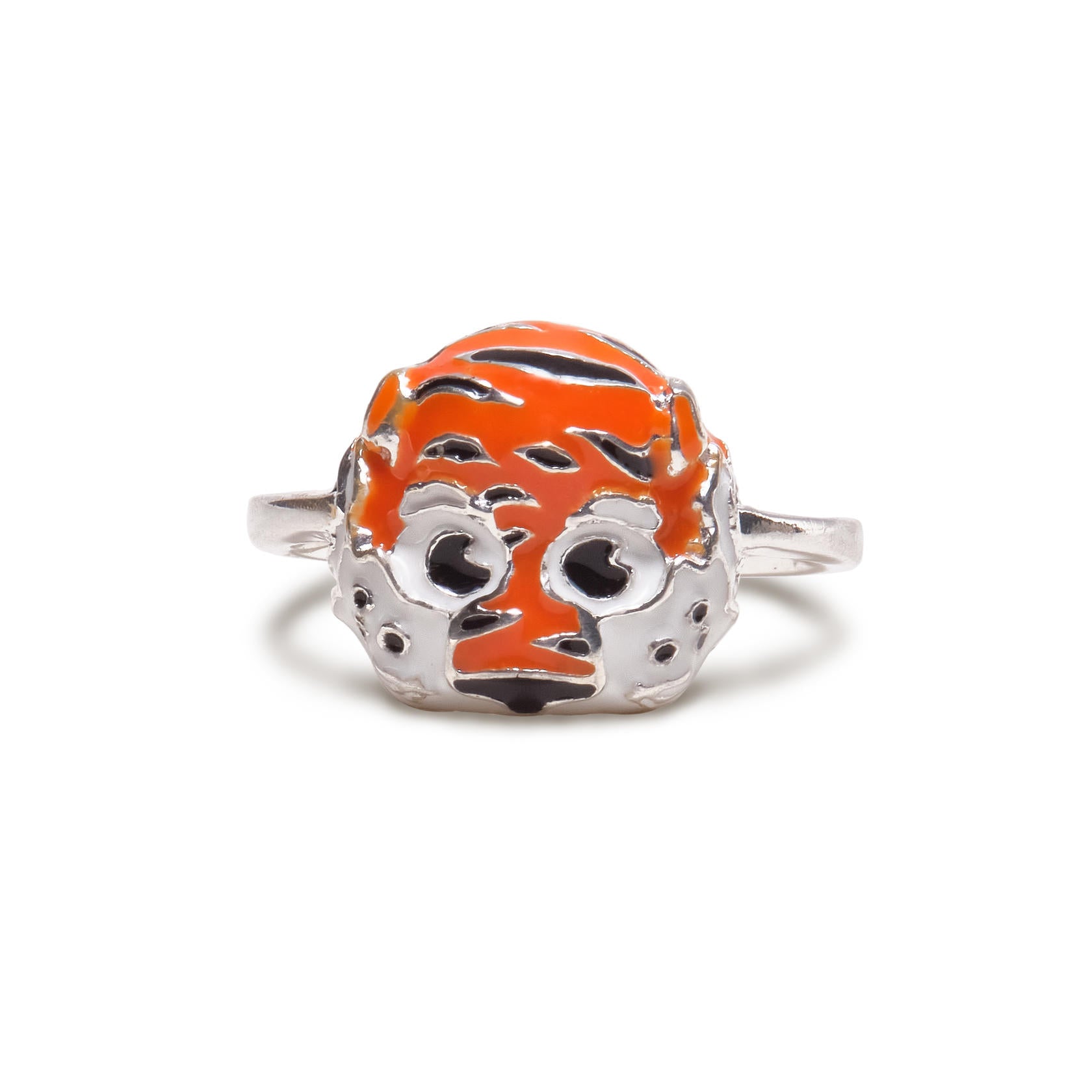 Auburn Silver Class Ring – Stone Armory