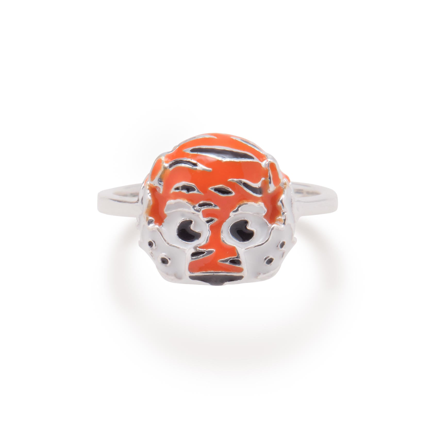 Auburn Silver Class Ring – Stone Armory