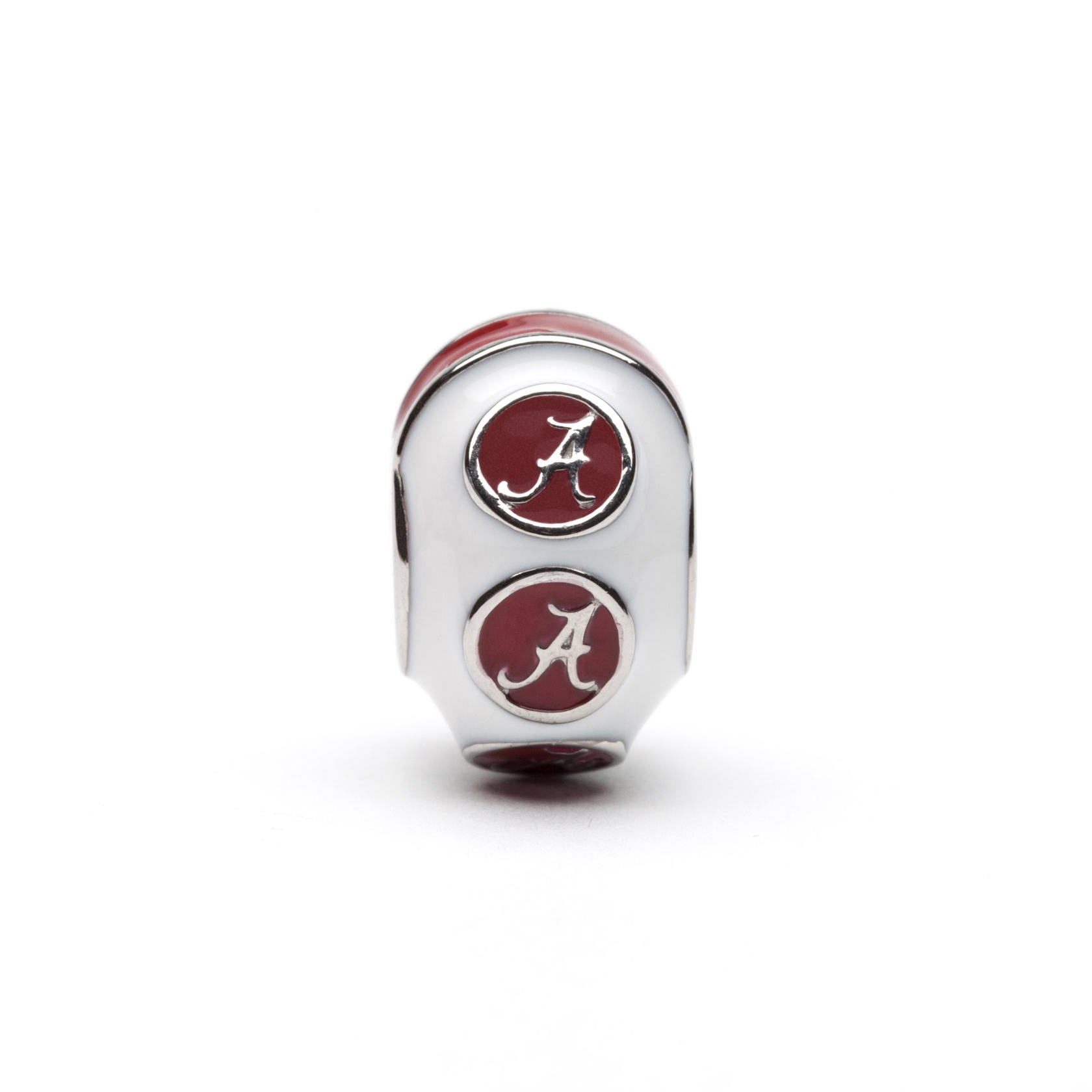 Alabama Bead Charm - White Logo Stripe – Stone Armory