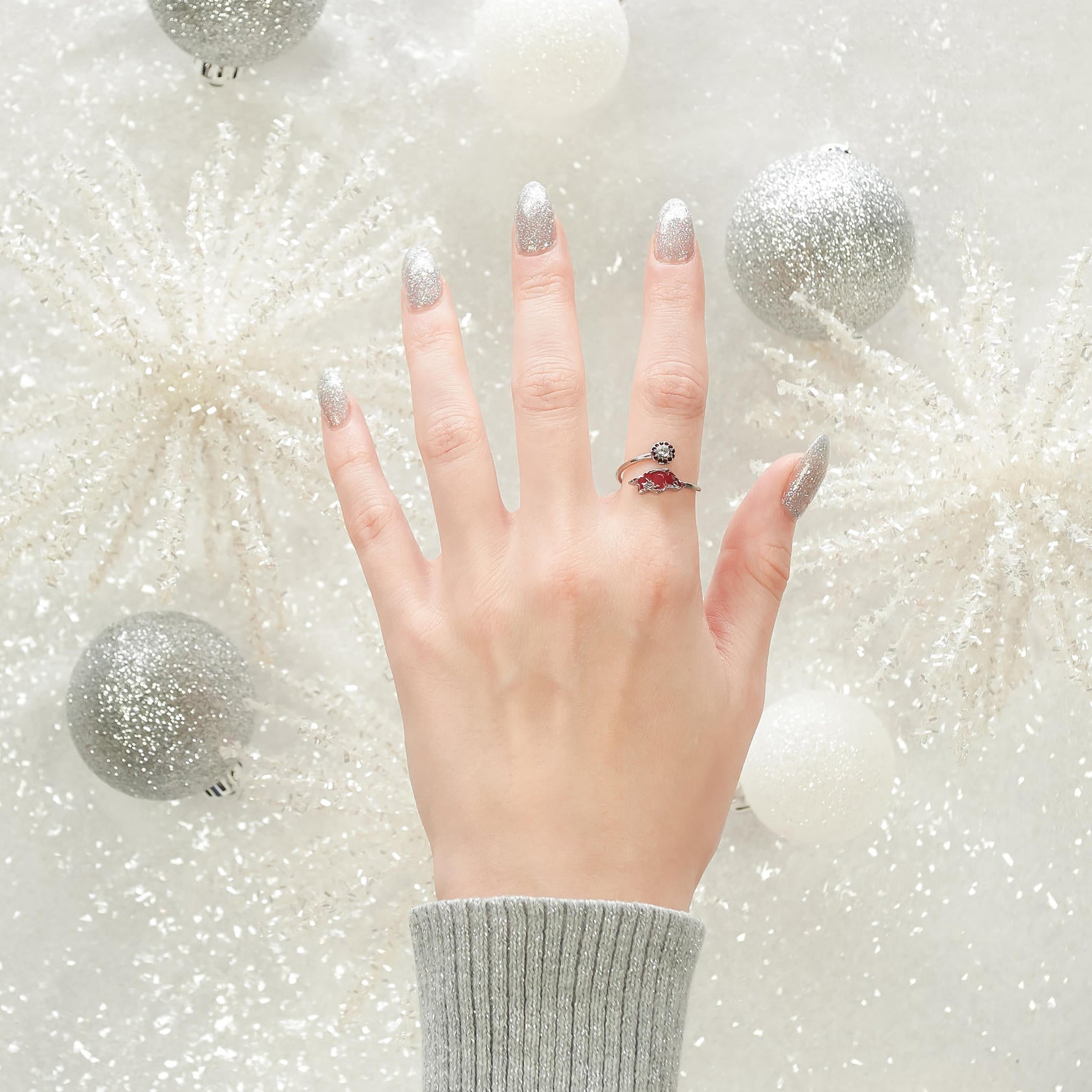 University of Arkansas Big Red Ring - Adjustable – Stone Armory