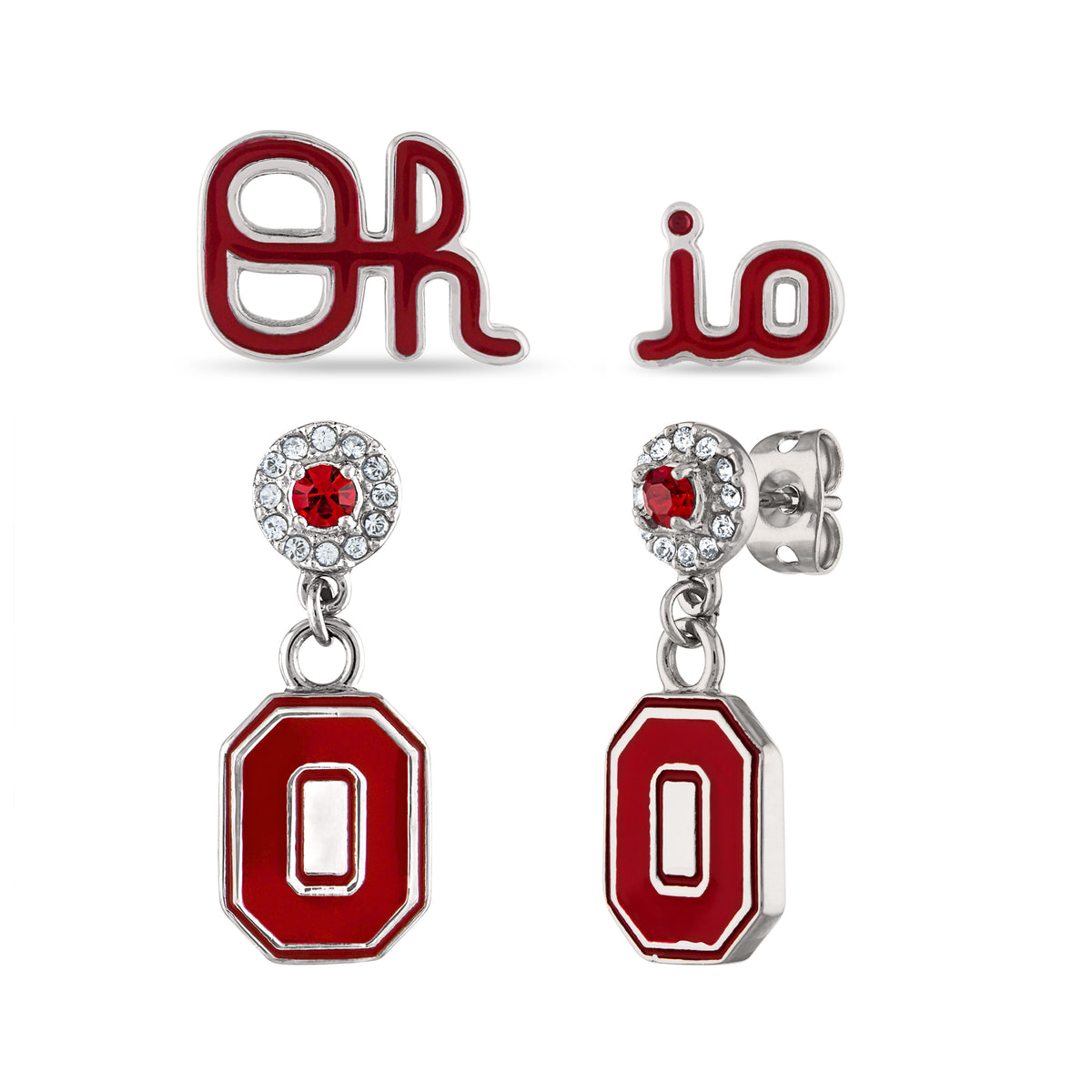 Ohio State University Earrings Set – Stone Armory