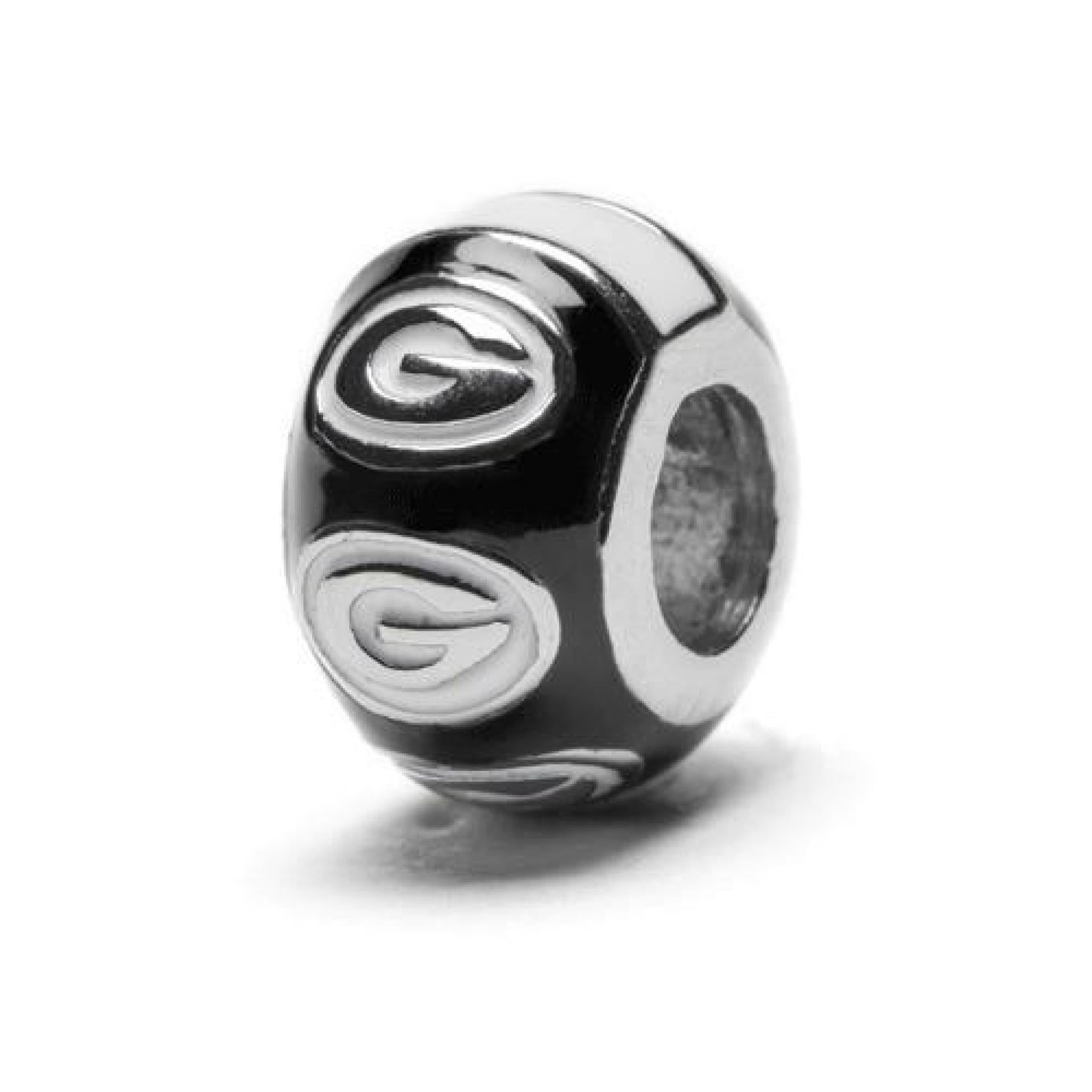 Georgia Bead Charm - Black Logo Stripe – Stone Armory