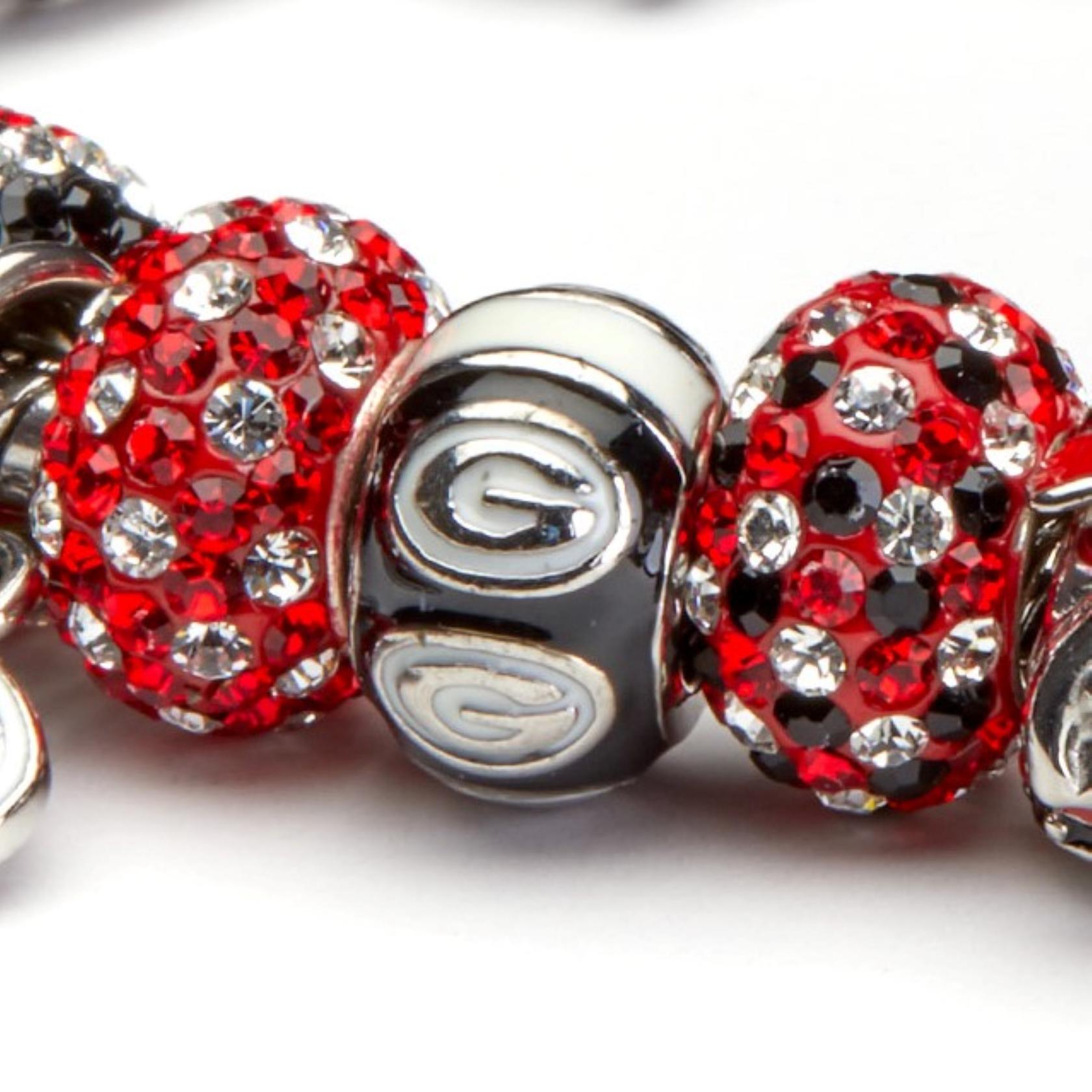 Georgia Bead Charm - Black Logo Stripe – Stone Armory