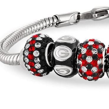 Georgia Bead Charm - Black Logo Stripe – Stone Armory