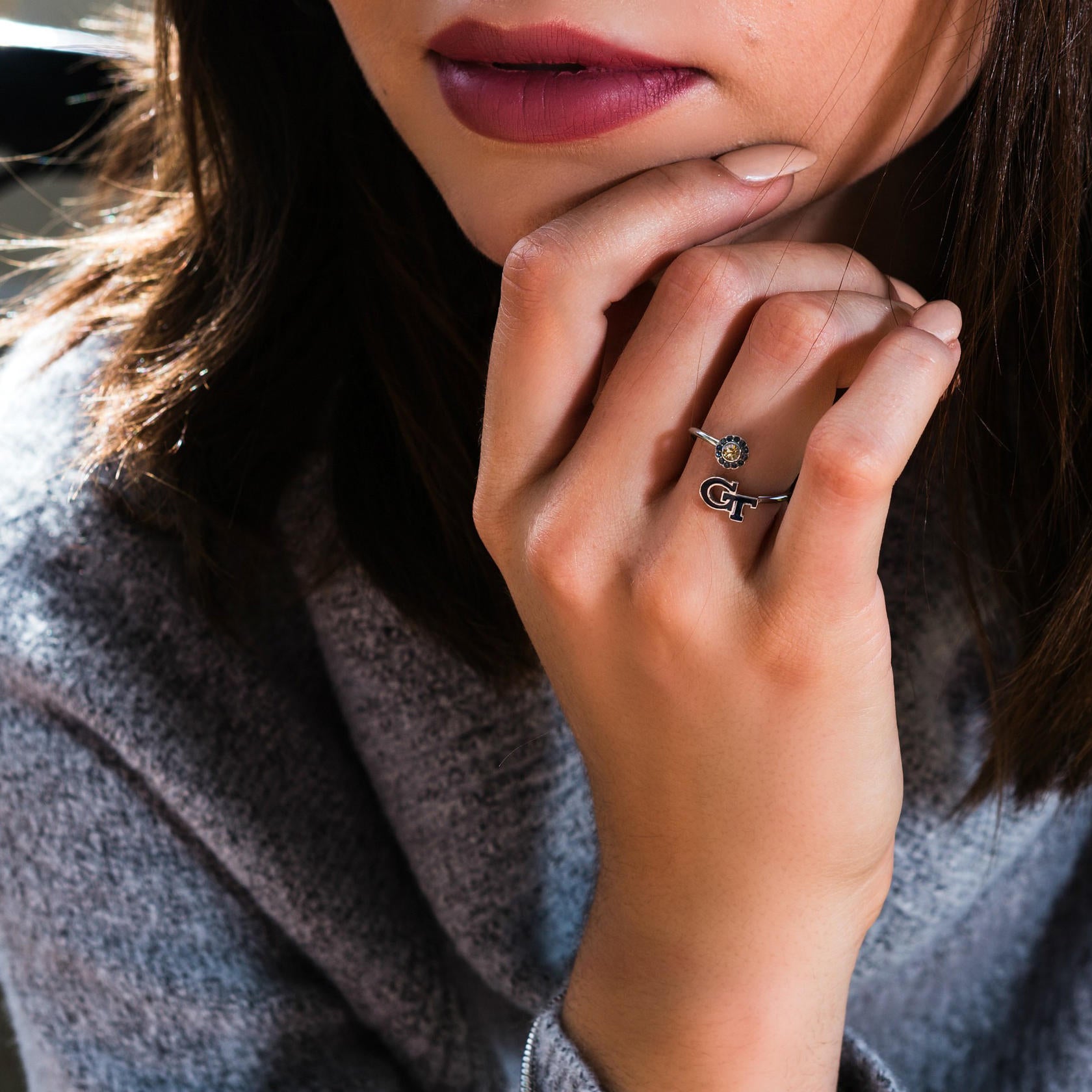 Georgia Tech Yellow Jackets Ring Jewelry – Stone Armory