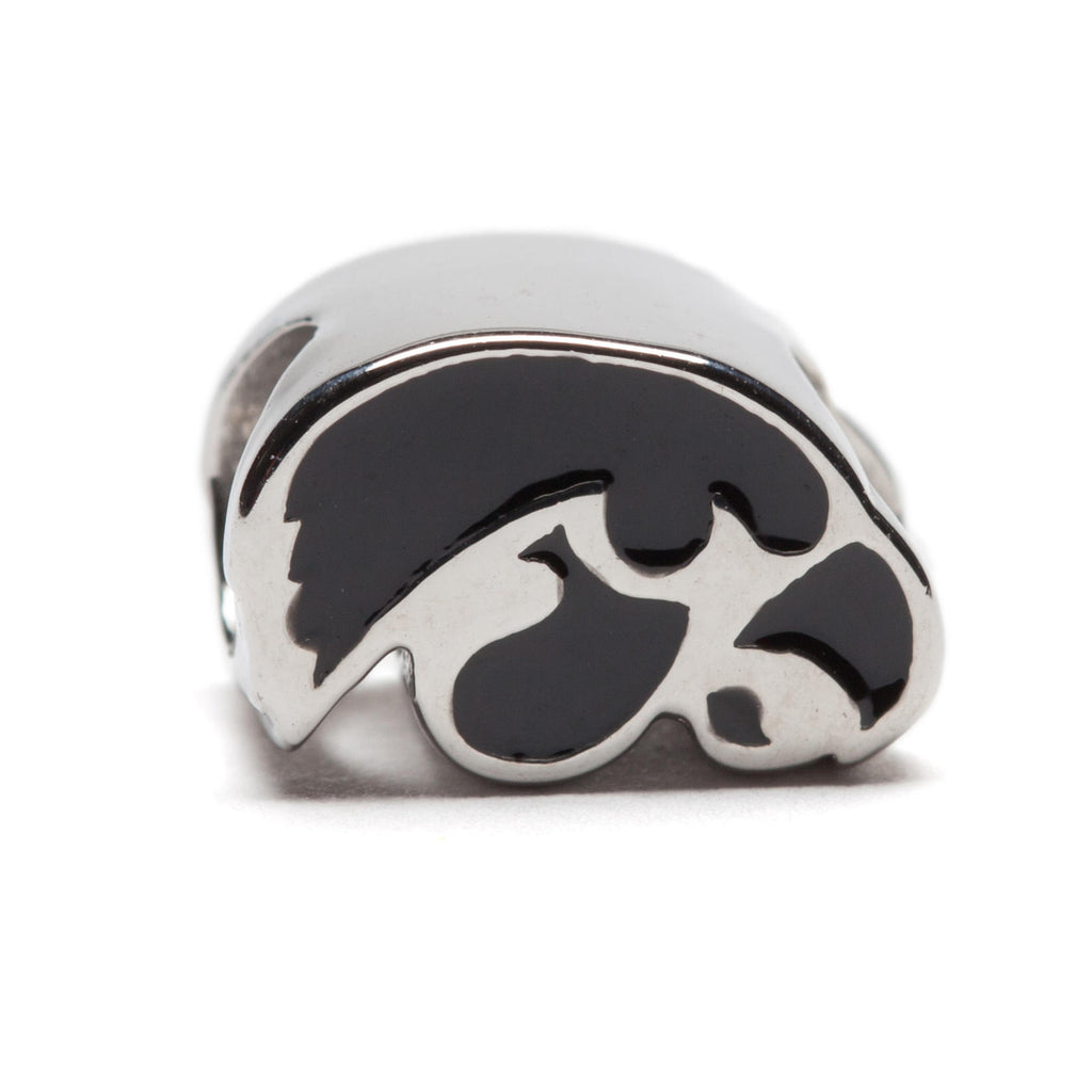Iowa Bead Charm - Black Tigerhawk – Stone Armory