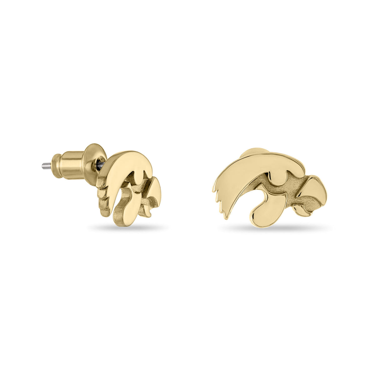 Iowa Tigerhawk Gold Plated Studs – Stone Armory