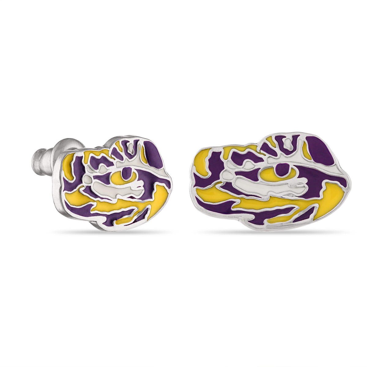 LSU Tiger Eye Studs – Stone Armory