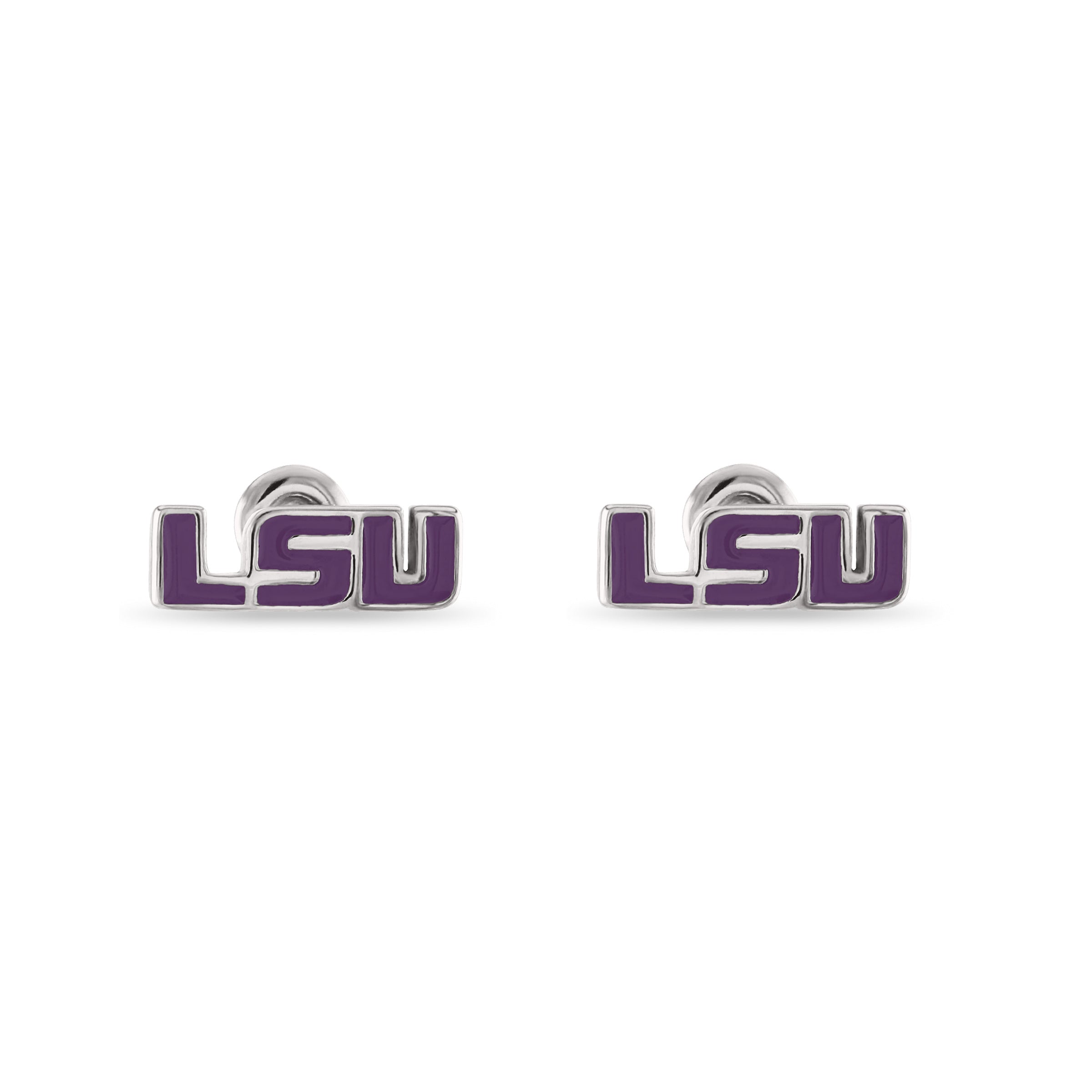 LSU Purple Logo Studs – Stone Armory