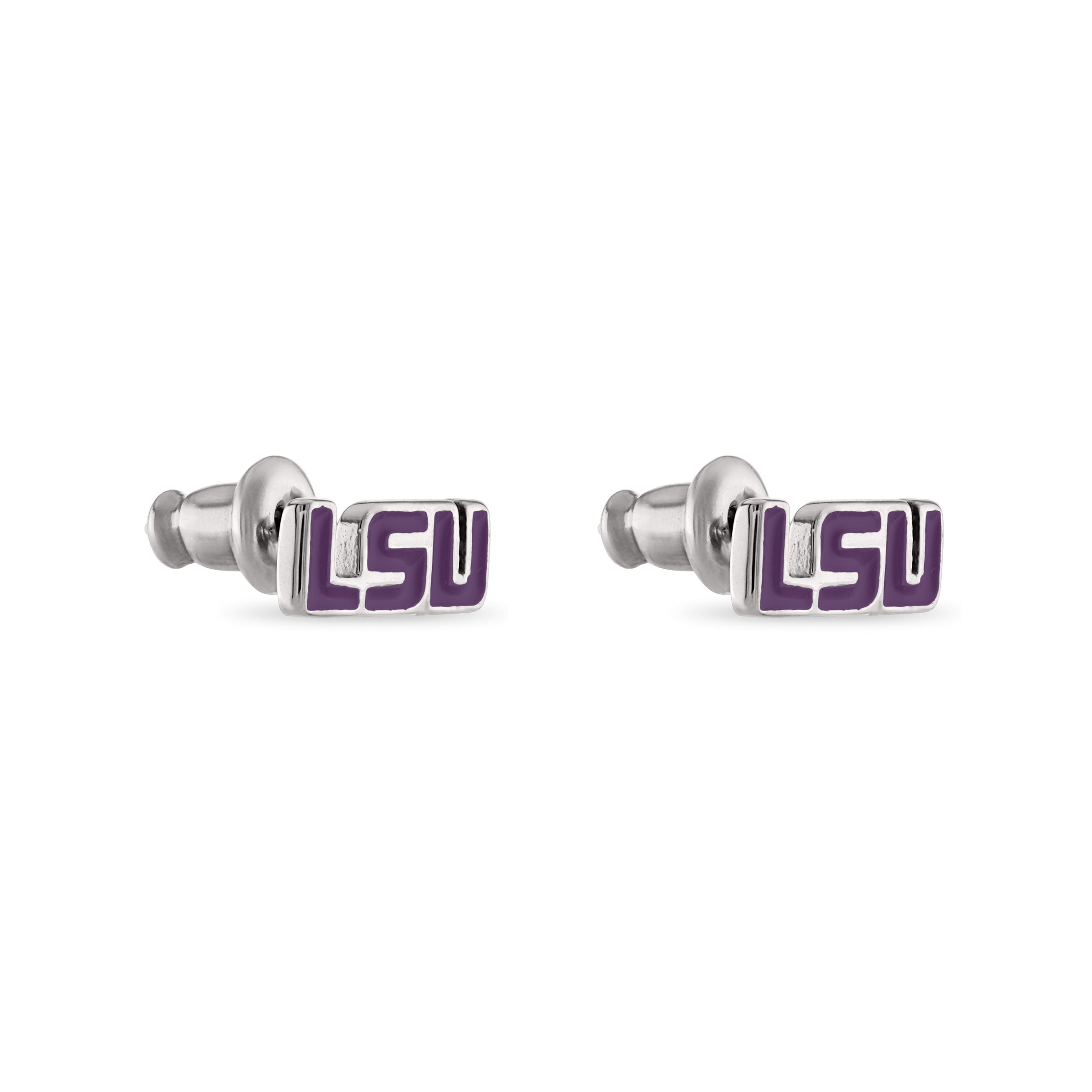 LSU Purple Logo Studs – Stone Armory