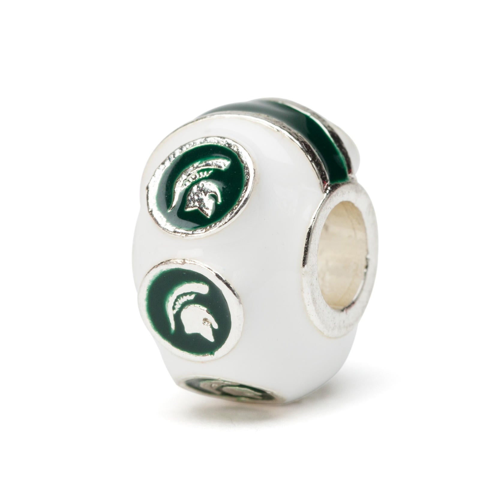 Michigan State Bead Charm - White Logo Stripe – Stone Armory