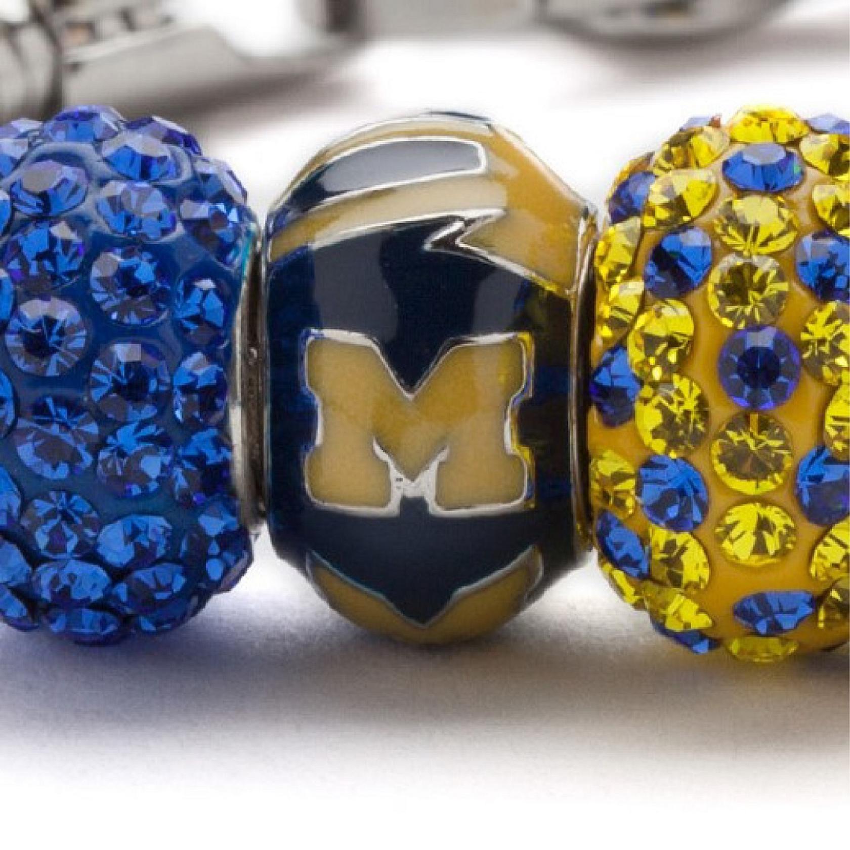 University of Michigan Maize and Blue Charm – Stone Armory