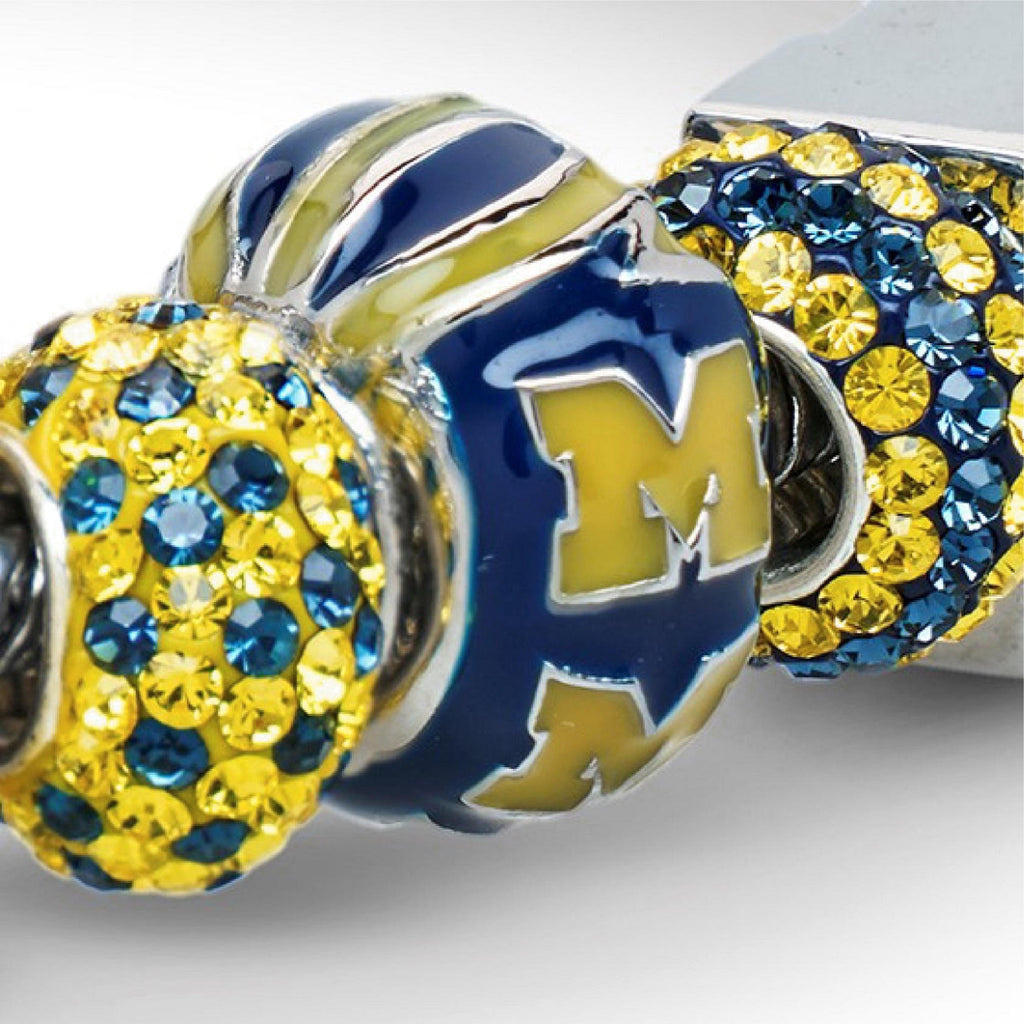 University of Michigan Maize and Blue Charm – Stone Armory