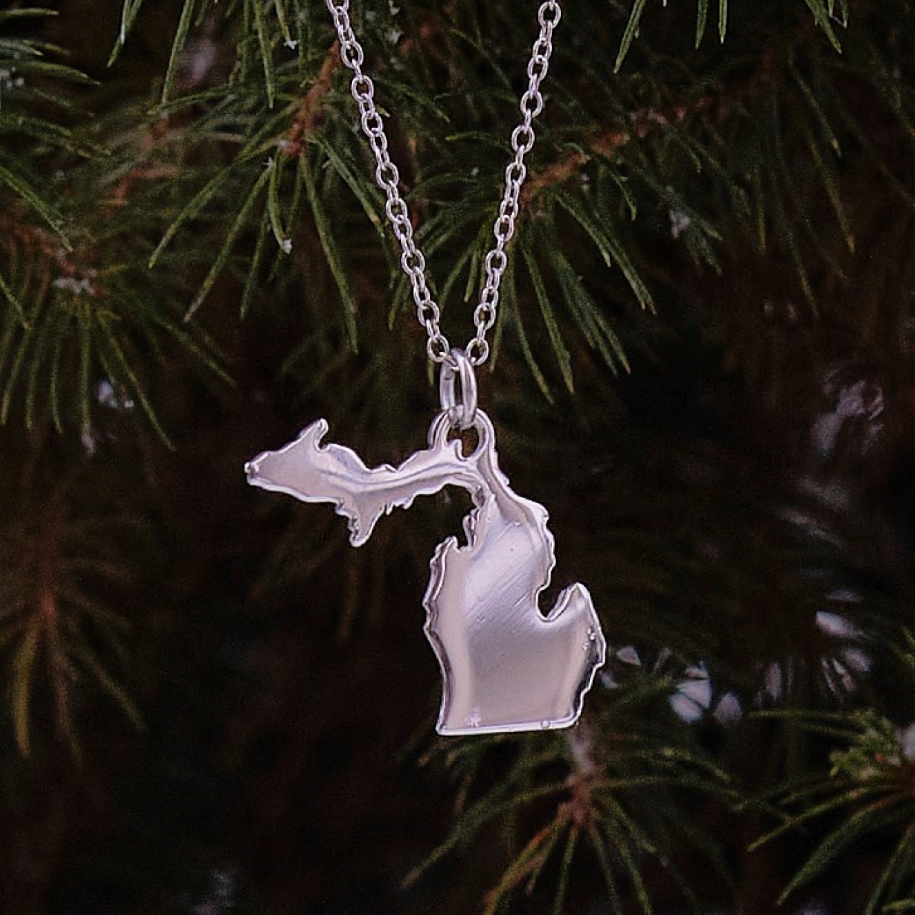 Michigan Necklace - Stainless Steel – Stone Armory