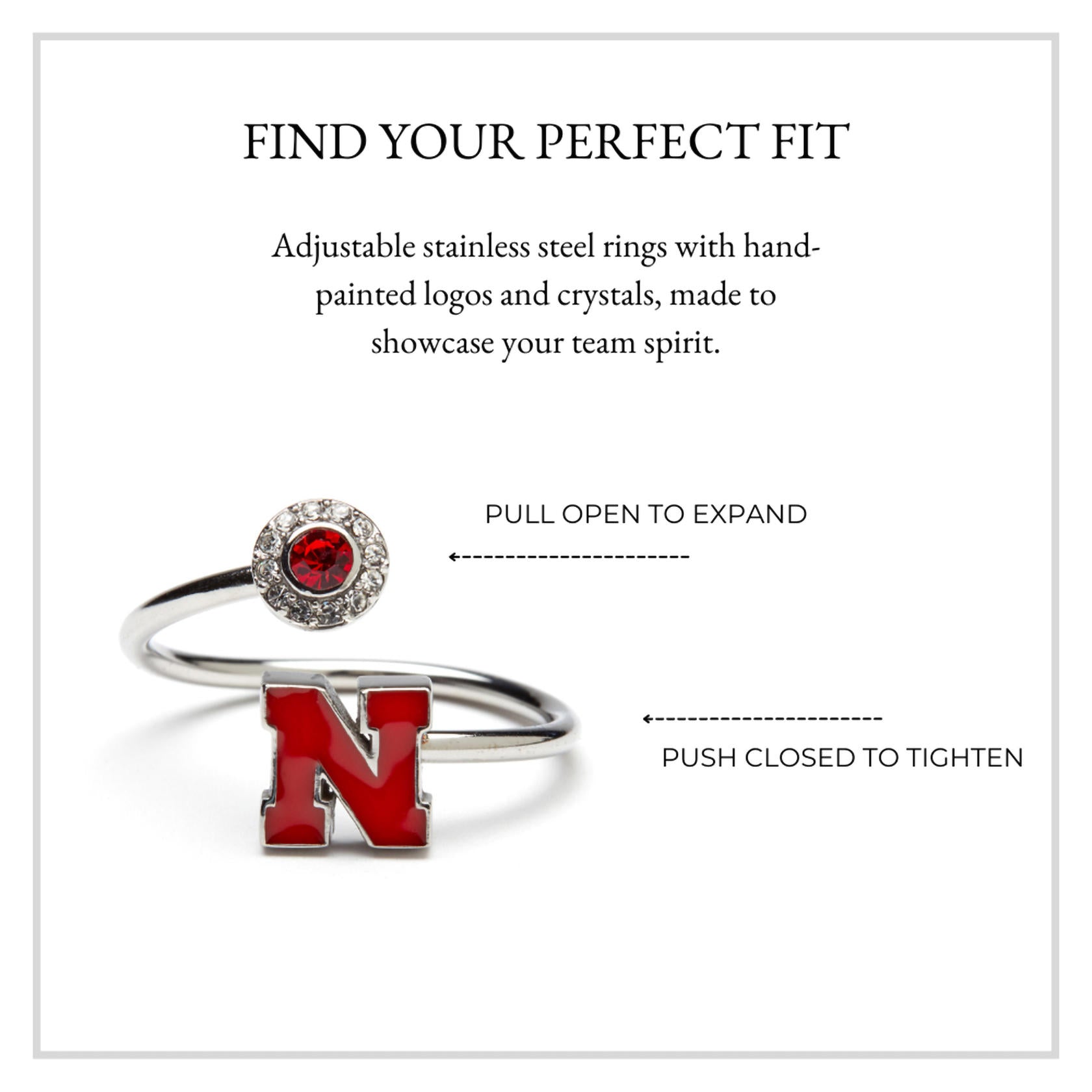 Nebraska Adjustable Ring – Stone Armory