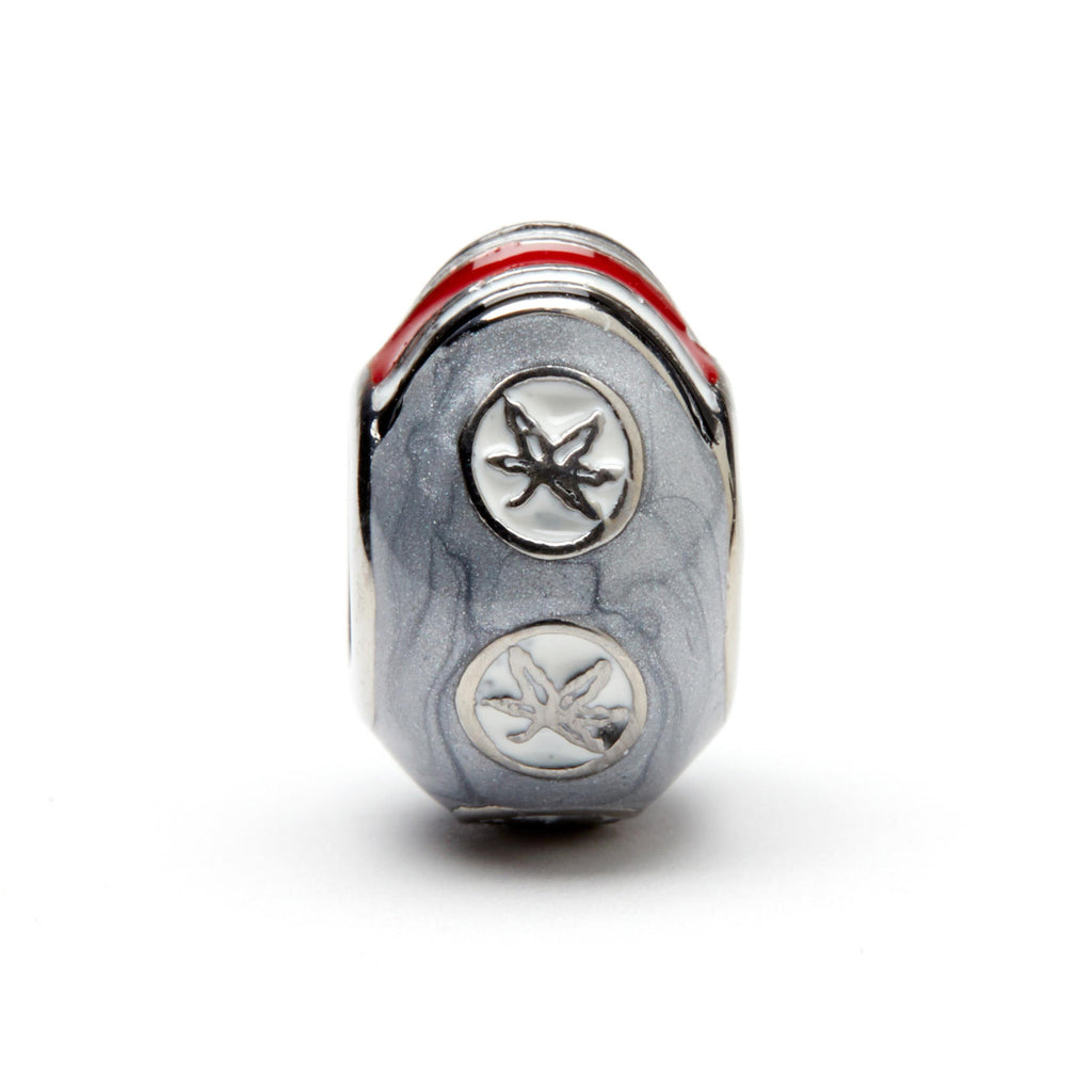 Ohio State Buckeye Leaf Stripe Bead Charm – Stone Armory