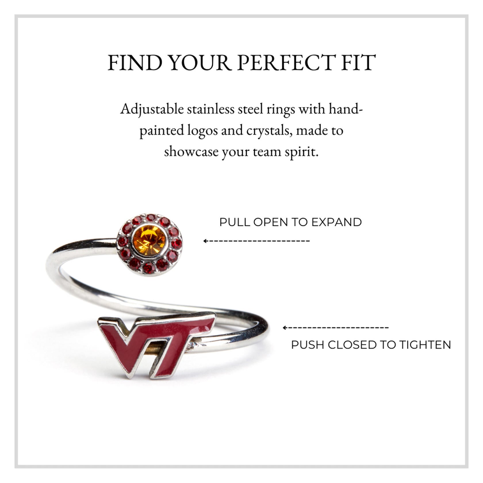 Virginia Tech Hokies Jewelry - VT Ring – Stone Armory